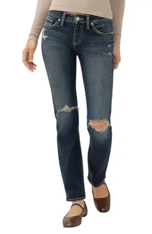 Silver Co. Ripped Jeans For Women