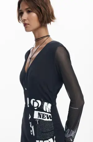 Desigual Printed Maxi Dress