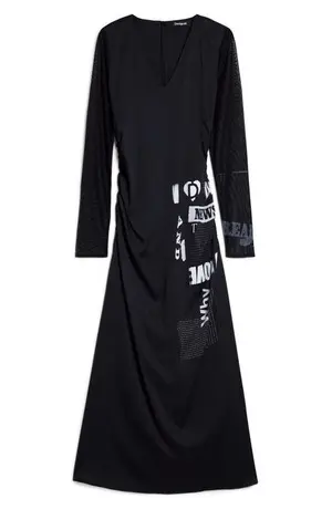 Desigual Printed Maxi Dress
