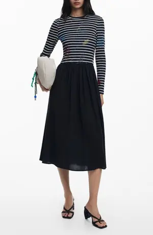 Desigual Stripes Day Dresses