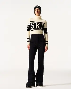 Perfect Moment High-waist Aurora Flare Ski Pant - Black