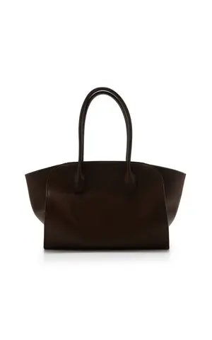 THE ROW Marlo 12 Leather Tote Bag - Brown