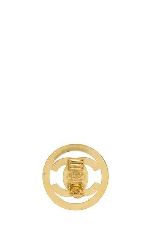 Chanel Cc' Turnlock Motif Earrings