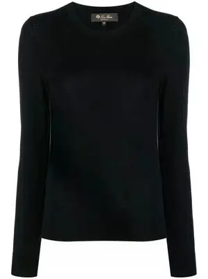 Loro Piana Neo Piuma Cashmere Jumper - Black