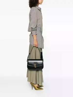 Saint Laurent Medium Solferino Shoulder Bag - Black