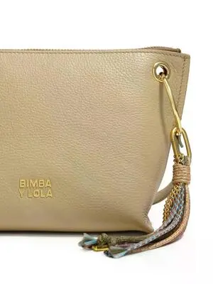 Bimba Y Lola Medium Trapezium Leather Crossbody Bag