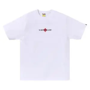 A BATHING APE Japanese Fan Tee - White