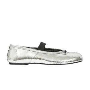 MAISON MARGIELA Tabi Ballerina Flats - Silver