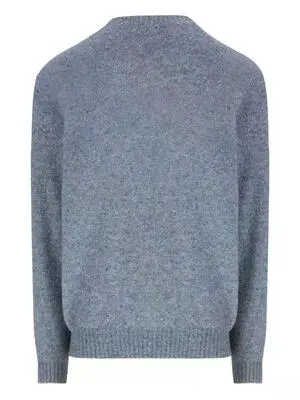 Brunello Cucinelli Mottled-effect Ribbed-knit Sweater