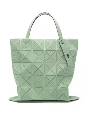 Issey Miyake Geometric-pattern Tote - Green
