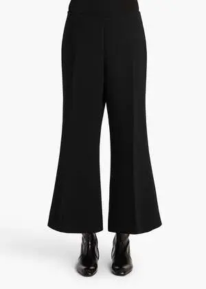 Khaite Walter Pant In Crepe - Black