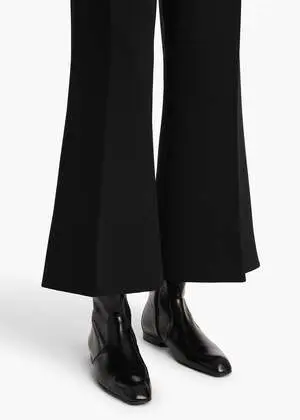 Khaite Walter Pant In Crepe - Black