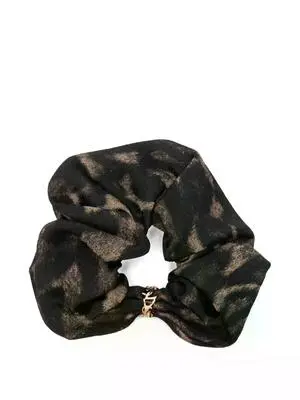 Saint Laurent Silk-cashmere Hair Scrunchie - Black