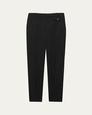 Prada Tailored Virgin Wool Pants - Nero