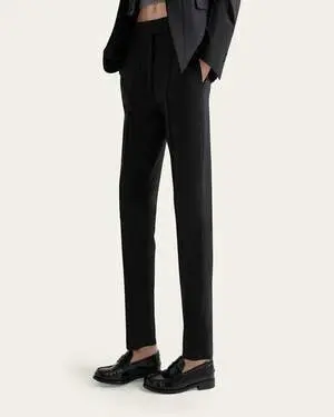 Prada Tailored Virgin Wool Pants - Nero