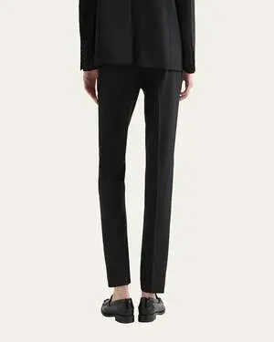 Prada Tailored Virgin Wool Pants - Nero