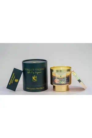 BOUQUET ITALIANO Kiss Of The Sun Luxury Candle - Gold