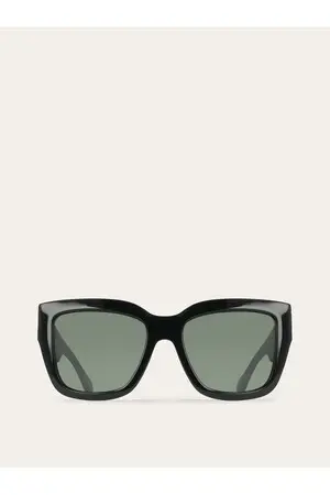 FERRAGAMO Square Sunglasses - Black
