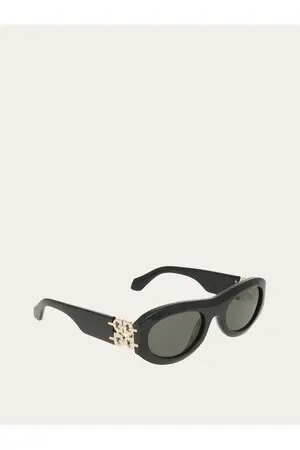FERRAGAMO Oval Sunglasses