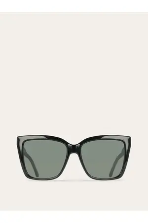 FERRAGAMO Rectangular Sunglasses - Black