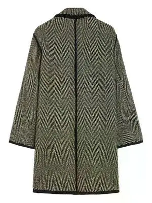JIL SANDER Herringbone Coat - Grey