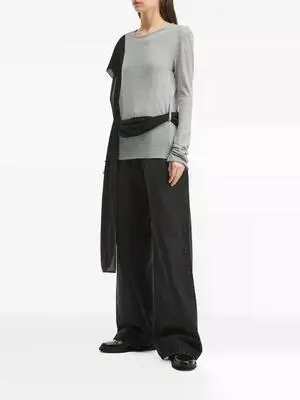 MAISON MARGIELA Draped-panel Long-sleeved Top