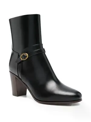 Valentino Garavani Pattie Leather Boots - Black