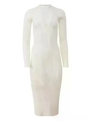 Fleur Du Mal Mock Neck Day Dresses