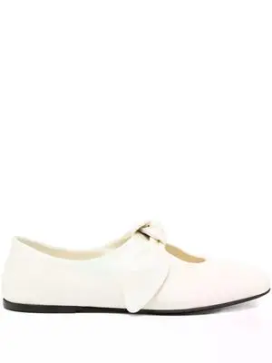 Co Collection Bow-embellished Leather Flats