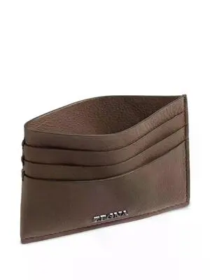 Zegna Secondskin Card Case - Brown