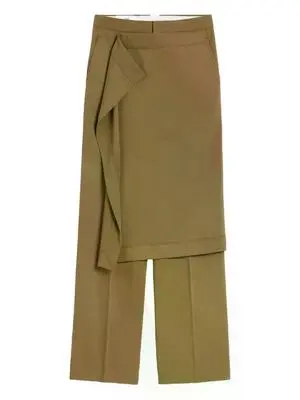 Ami Draped Wool Trousers