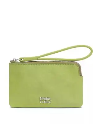 Bimba Y Lola Leather Zip-up Coin Purse - Green