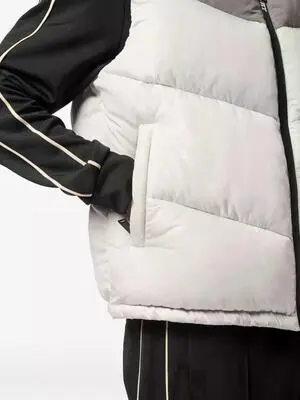 PLEIN SPORT Quilted Logo Gilet - Grey