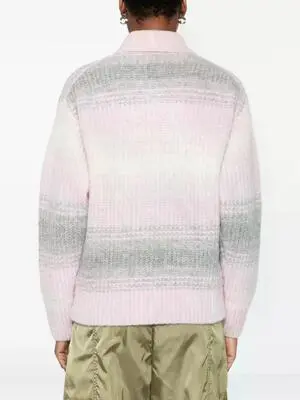 Kenzo Striped Wool-blend Cardigan