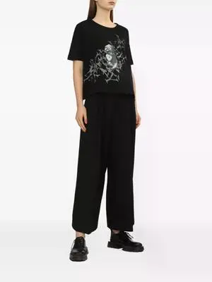 Y’s Pinstripe Pleated Trousers