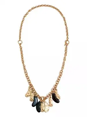 Bimba Y Lola Bean Pendant Chain Necklace - Gold