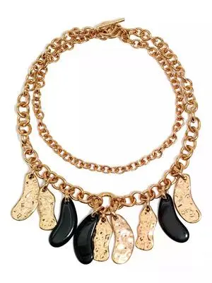Bimba Y Lola Bean Pendant Chain Necklace