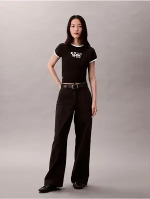Calvin Klein Zip Up Pants For Women