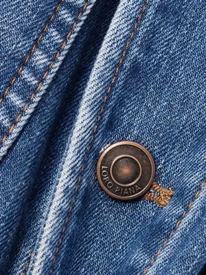 Loro Piana Dean Corduroy-trimmed Denim Jacket