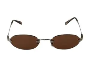 Miu Miu Oval Sunglasses - Chocolate Brown (0mu A54s 1bc90q)