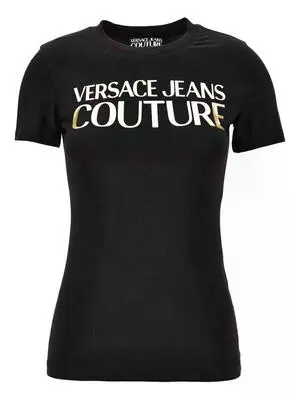 Versace Logo-print T-shirt - Black