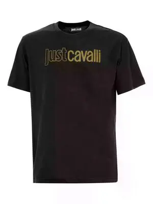 Just Cavalli Logo-print T-shirt - Black
