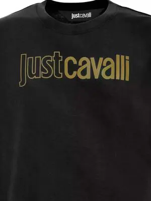 Just Cavalli Logo-print T-shirt - Black