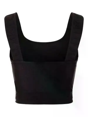 Just Cavalli Logo-strap Cropped Top