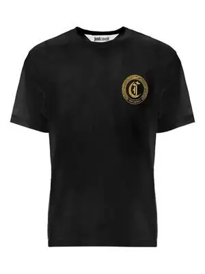 Just Cavalli Logo-plaque T-shirt - Black