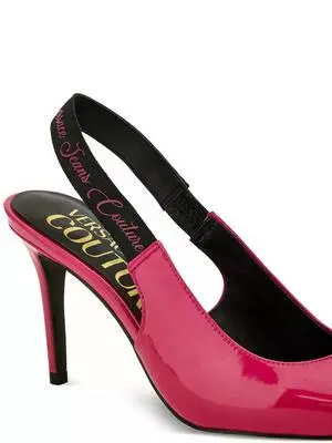 Versace Slingback Pointed-toe Pumps