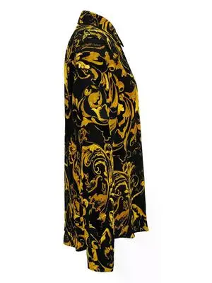 Versace Barocco-print Shirt - Black