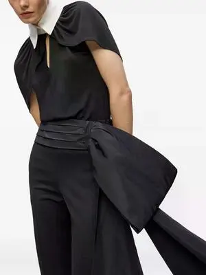 Karl Lagerfeld Bow-detail Trousers