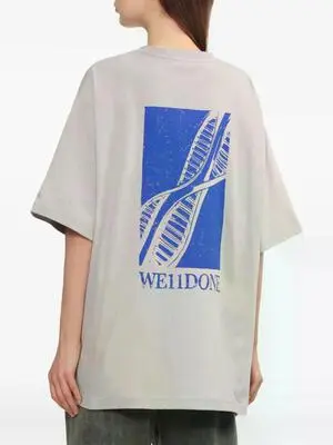 We11Done Graphic-print Cotton T-shirt
