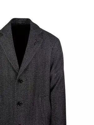 LARDINI Button-fastening Herringbone Coat
